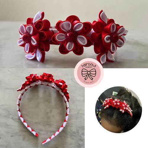 Jual Bando anak bunga merah putih hairbow heaven - Kota Bandung ...
