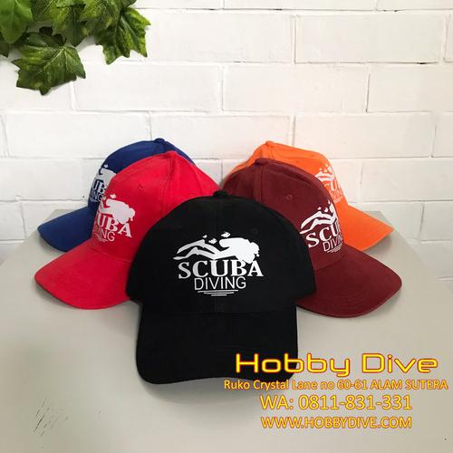 Jual Topi Scuba Diving Scuba Diving Baseball Cap HD-435 - Black - Kota ...