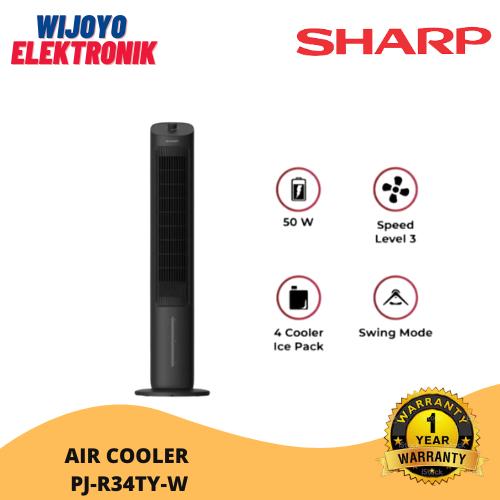 Jual SHARP Air Cooler 4 Liter PJ-R34TY-B / 4L PJR 34 TY PJR34TY 50 Watt ...