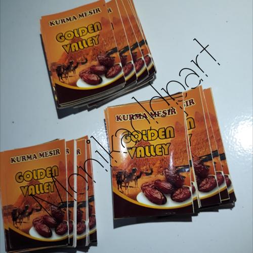 Jual STICKER STIKER KURMA GOLDEN VALLEY - Kab. Majalengka ...