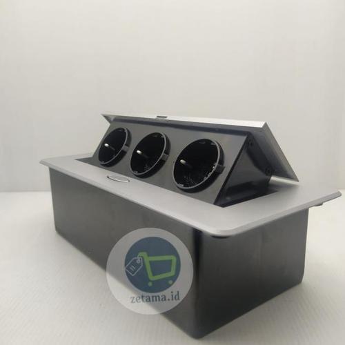 Jual STOP KONTAK MEJA TANAM COLOKAN TANAM LANTAI FLOOR/DESK OUTLET ...