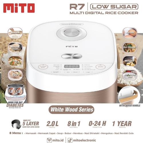 Jual MITO Rice Cooker R7 Low Sugar / Ricecooker Low Carbo MITO ORI ...