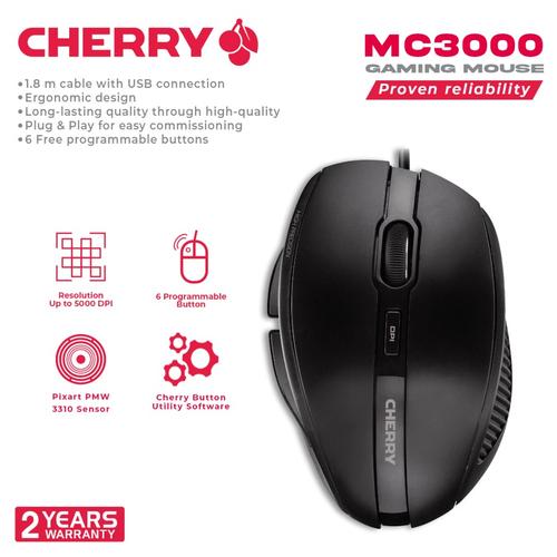 Jual CHERRY MC 3000 Ergonomic Mouse - Jakarta Utara - PRIME TECH INDONESIA | Tokopedia