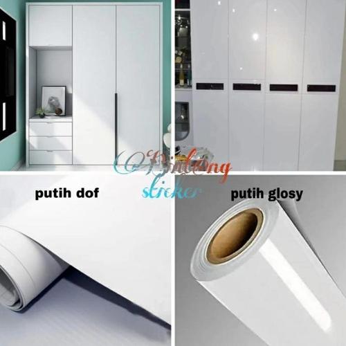 Jual Sticker Furniture lemari Triplek putih - hitam doff - Jakarta ...