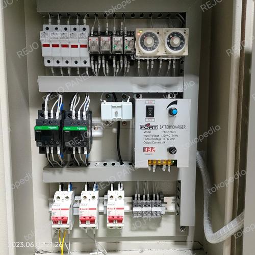 Jual panel ats amf 5kva 1phase - mcb 1p 2pole 32a - modul smartgen ...