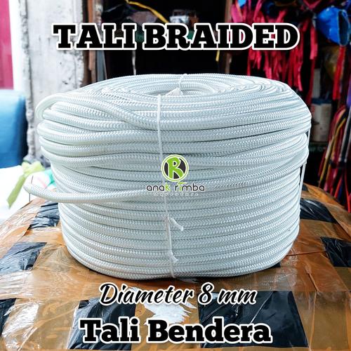 Jual TALI BENDERA 8 mm TALI BRAIDED PUTIH PERMETER - Kab. Sleman - anak ...