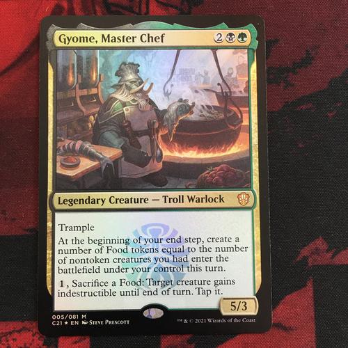 Jual Gyome, Master Chef FOIL MTG Commander - Kota Surabaya - LAPAKJEMMY ...