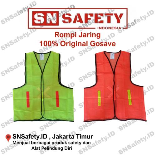 Jual Rompi safety jaring gosave original gosave jala eco Hijau Orange ... Jual Rompi safety jaring gosave original gosave jala eco Hijau Orange ...