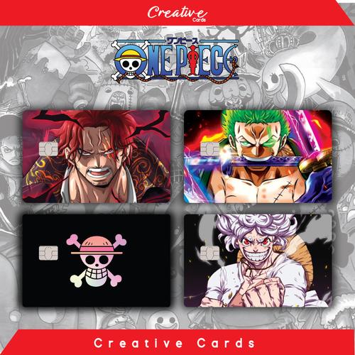 Jual Stiker Sticker Kartu Atm Skin Card Anime - Zoro Luffy Shanks Sanji ...