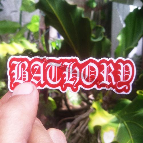 Jual Sticker Cutting Band Punk Bathory / Laptop, Hp, Motor - Kota ...