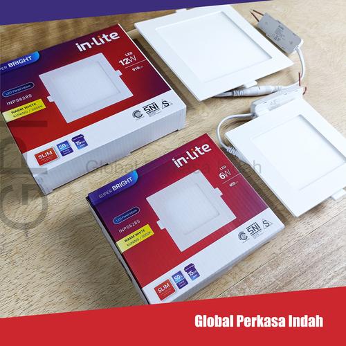 Jual INLITE LAMPU PANEL LED DOWNLIGHT KOTAK INBOW 6W 12W INPS628S - 6W ...