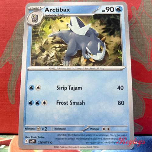 Jual Pokemon Mara Bahaya Salju SV2P - 026 Arctibax - Jakarta Utara - ReyToys | Tokopedia