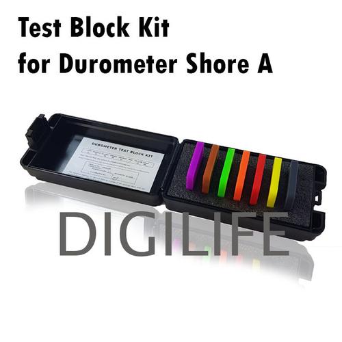 Jual Durometer Test Block Kit Shore A Hardness Tester Rubber Plastic ...