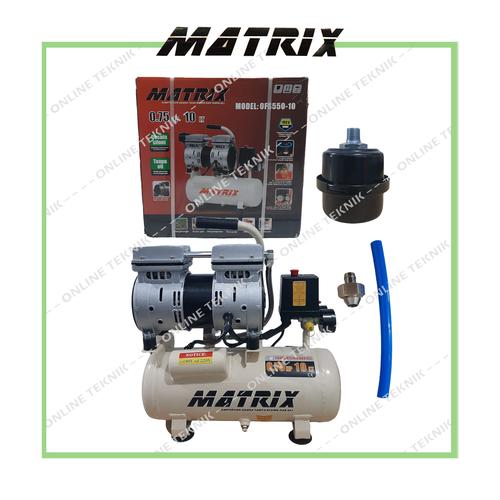 Jual Kompresor Angin MATRIX 0.75 HP 10 Liter - Air Compressor Silent 3 ...