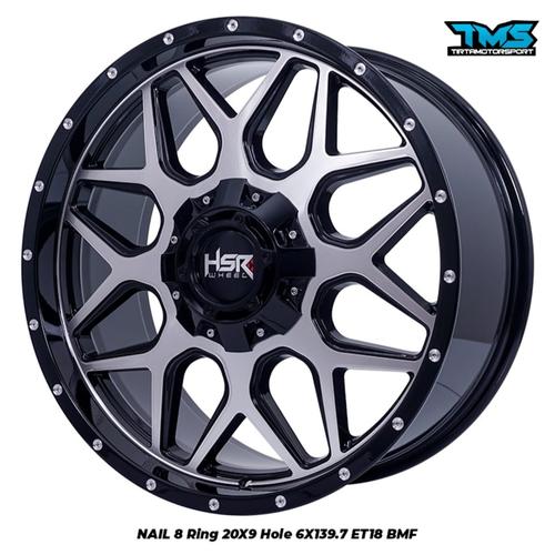 Jual VELG HSR NAIL 8 RING 20 FOR PAJERO, TRITON, HUMMER H3, PRADO, DLL ...