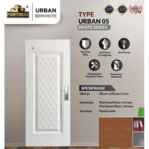 Jual PINTU BAJA FORTRESS TYPE URBAN 80.05 - Putih - Kota Bekasi - Dunia pintu dan jendela ...