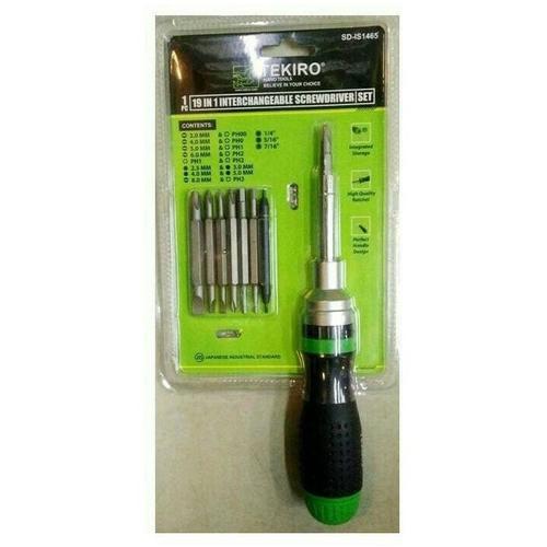 Jual TEKIRO OBENG RACHET 19 IN 1/ OBENG GAGANG RACHET SET 19in1 ...