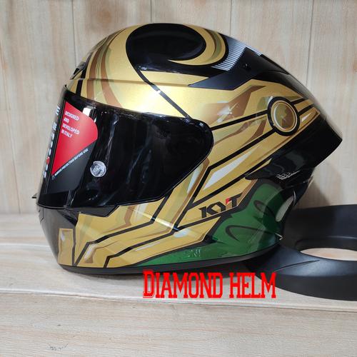 Jual HELM KYT TT COURSE MARVEL LOKI LIMITED EDITION ORIGINAL HELMET ...