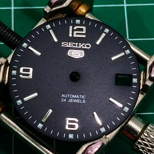 Jual seiko mod dial seiko 5 skx datejust explorer 7s26 nh35 nh36 black ...