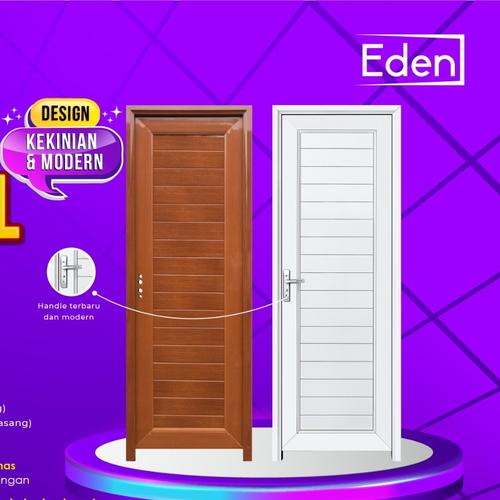Jual pintu kamar mandi WC uPVC EDEN type KANA - Kota Yogyakarta ...