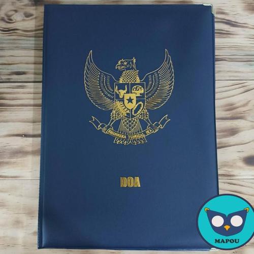 Jual Map Upacara Biru Dongker Satu Set Map Petugas Upacara Map Uud1945 ...