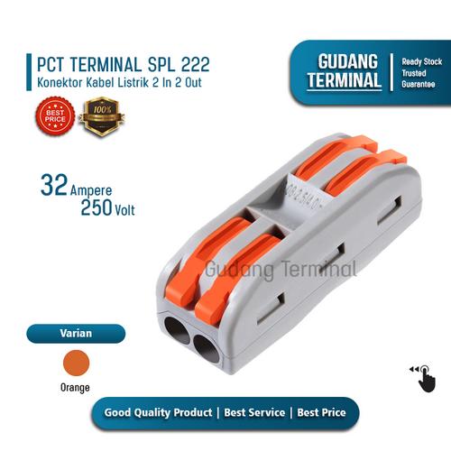 Jual PCT Terminal SPL 222 Konektor Kabel Listrik Split 2 Pin - Kota Cimahi - Gudang Terminal ...