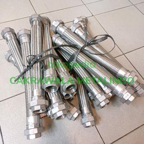 Jual Flexible Hose 1/2" inch Watermur SS304 P 6 Meter Stainless SS 304 ...