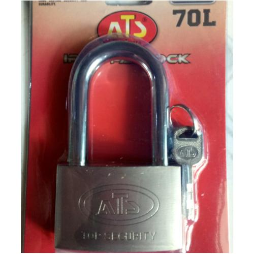 Jual KUNCI GEMBOK ATS 70 MM PANJANG / PADLOCK ATS 70MM LEHER PANJANG ...