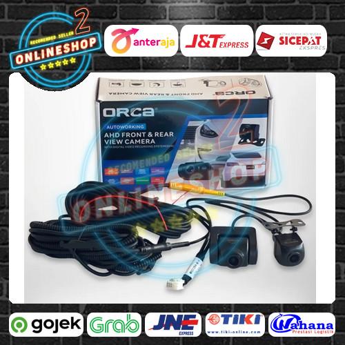 Jual Kamera Mobil Dashcam Depan Belakang DVR USB ORCA PRO+ / Standart ...