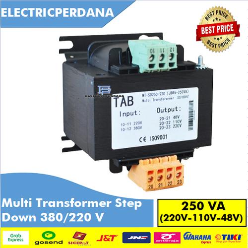 Jual Trafo Step Down 250VA 220V-110V-48V - Multi Transformer Step Down ...