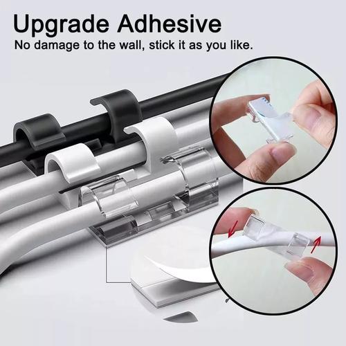 Jual Klip Kabel Organizer Cable Clip per pack lem 3M Pengikat Kabel ...