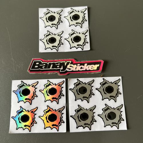 Jual Sticker LUBANG PELURU Stiker EFEK TEMBAKAN Cutting - Hologram ...