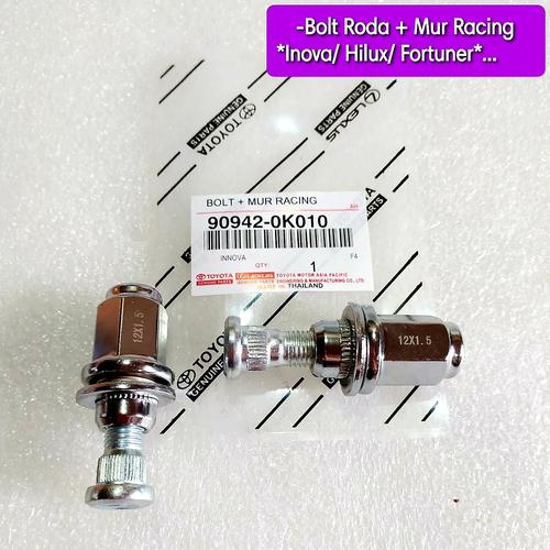 Jual Bolt Roda dengan Mur Racing Toyota Hilux/Fortuner/Innova 90942 ...