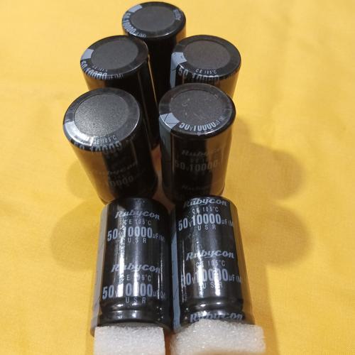 Jual Kapasitor elco 10.000 uf 50V merk Rubycon original - Jakarta Pusat ...