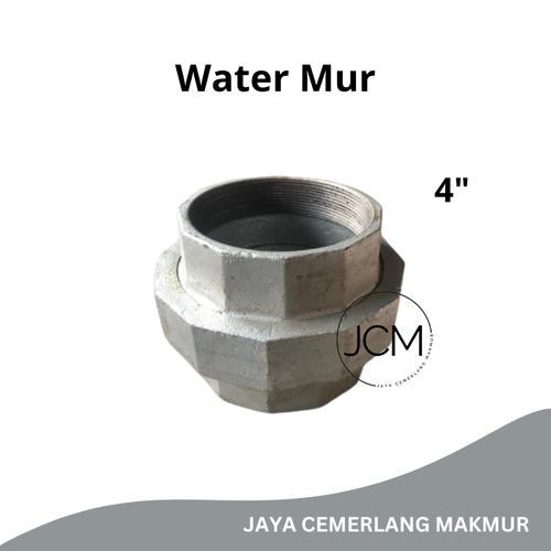 Jual Watermur Drat 4" Inch / Union Water Mur Besi Galvanis 4" Inch Drat ...