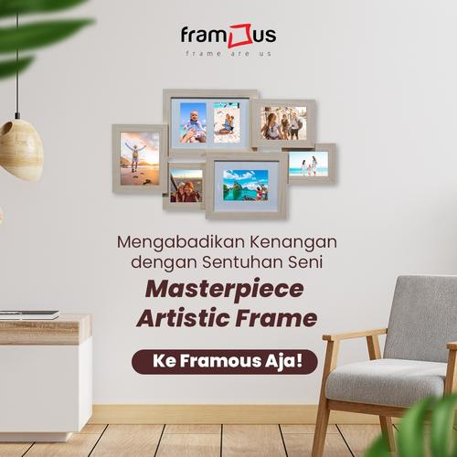 Jual Pigura Bingkai Foto - Beauty 6 Multiple Photo Frame - Black - Kota ...