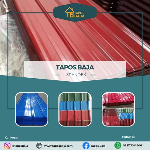 Jual atap spandek warna non pasir | spandex - Hijau - Kota Depok ...