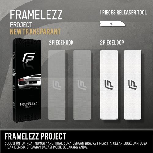 Promo Dudukan Plat Nomer Mobil Frameless Transparant / Frameless Plat ...