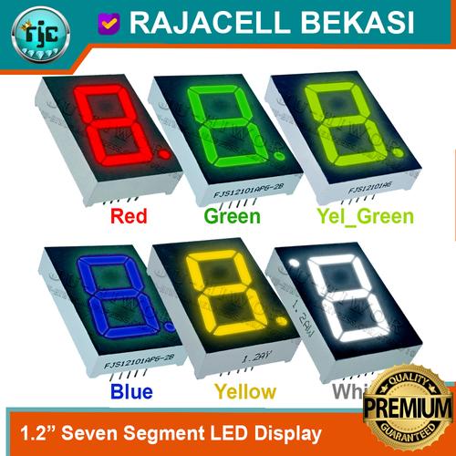 Jual 1.2" Seven Segment Display 1 Digit 7-Segment 1,2 inch LED Digital ...