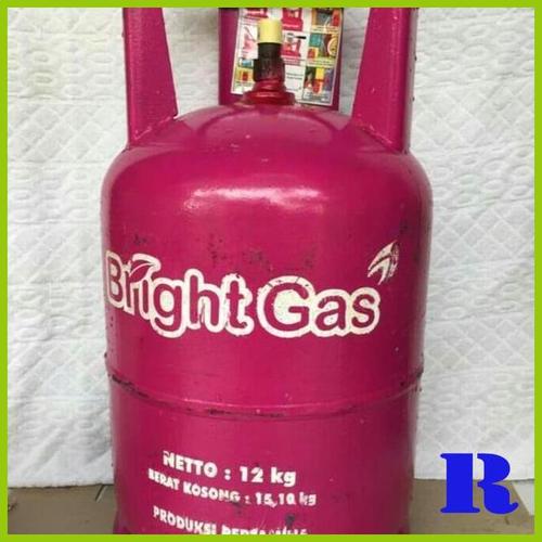 Jual TABUNG LPG BRIGHT GAS 12 KG DAN ISI TABUNG PINK TABUNG GAS 12 KG [GKP] - Jakarta Barat ...