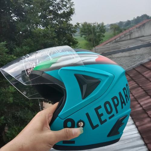 Jual HELM JP 13 LEOPARD (HITAM) TOSCA DOFF / RX Helmet SNI Dewasa mirip ...