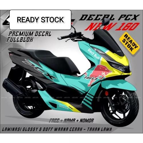 Jual decal pcx 160 full body stiker striping motor all new honda pcx ...