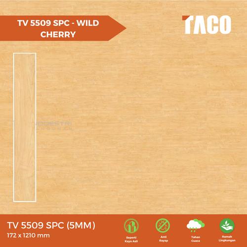 Jual TACO Lantai SPC 5mm TV 5509 Wild Cherry / Lantai SPC Click Motif ...