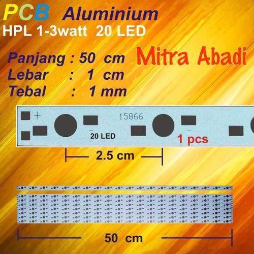Jual Long Aluminium PCB HPL 20 Watt/Papan PCB Aluminium HPL 20 Watt 50 ...