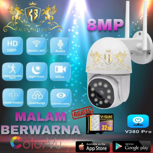 Jual PTZ SPEEDOOM CAMERA 8MP FULL HD 1080P/KAMERA PTZ WIFI WATERPROOF ...