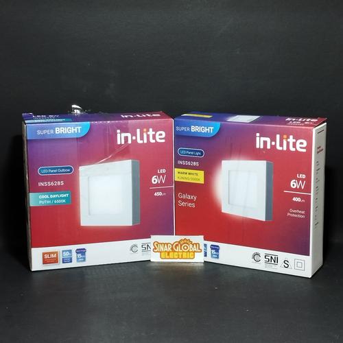 Jual Lampu led downlight OB inlite INSS628S 6 Watt kotak - Putih - Kab ...