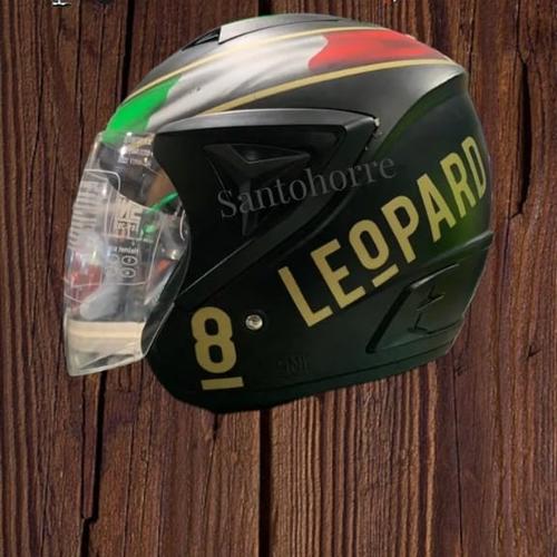 Jual HELM JP 13 LEOPARD HITAM / RX Helmet SNI Dewasa mirip GM - RX ...