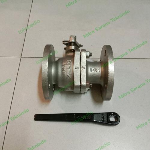 Jual Ball Valve Kitz Stainless Flange JIS 10K 3" inch DN80 - Jakarta Barat - Mitra Sarana ...