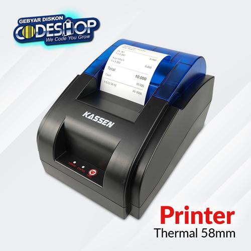 Jual Printer Kasir Kassen BT-P290 Bluetooth Cetak Struk Thermal 58mm ...