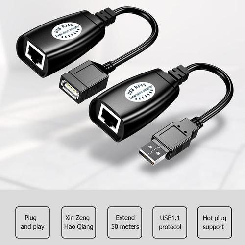Jual Usb Extender 50 Meter (By Cabel Lan Rj45 Cat 5E/6E) - Kota Bandung ...